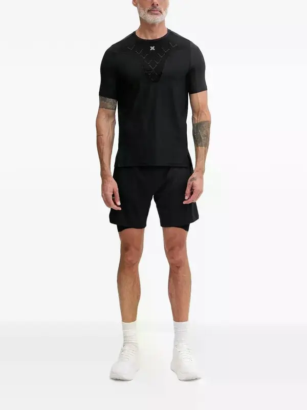 X-BIONIC Corefusion Run Logo-print Panelled T-shirt