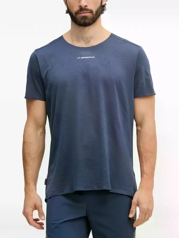 LA SPORTIVA Logo-print Perforated T-shirt