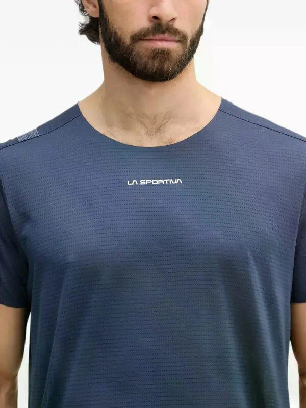 LA SPORTIVA Logo-print Perforated T-shirt