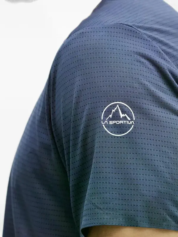 LA SPORTIVA Logo-print Perforated T-shirt