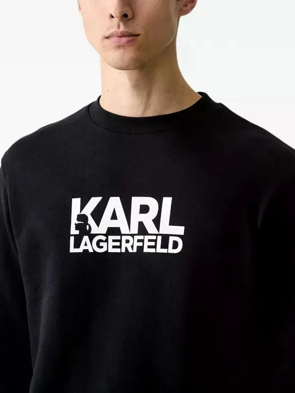 Karl Lagerfeld Logo Print Sweatshirt