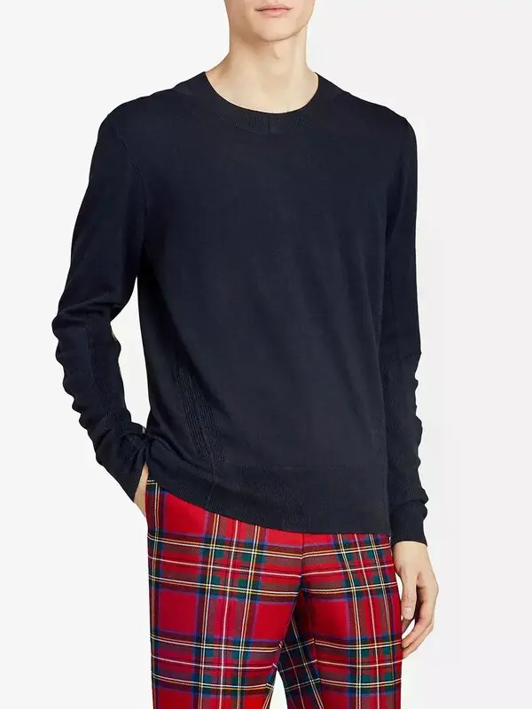 Burberry Check Detail Sweater