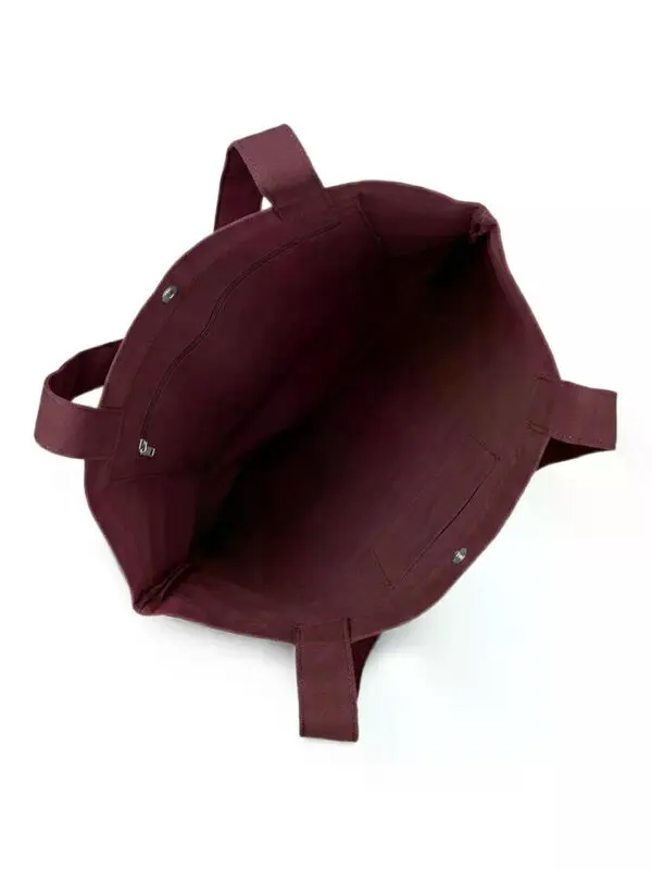 LANCASTER Suede-finish Logo-patch Shouder Bag