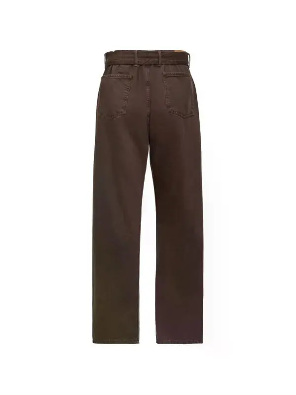Magda Butrym Belted Jeans - Brown