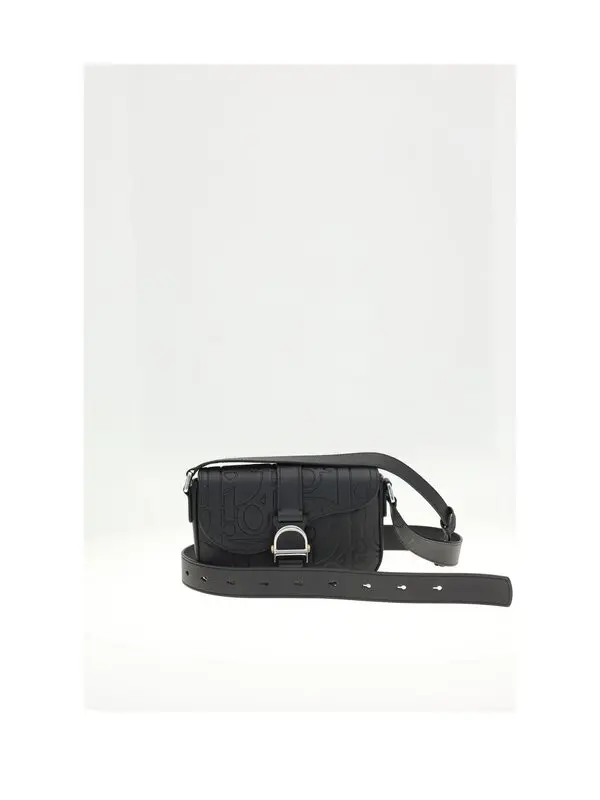 Dior Mini Flap Saddler Gravity - Black