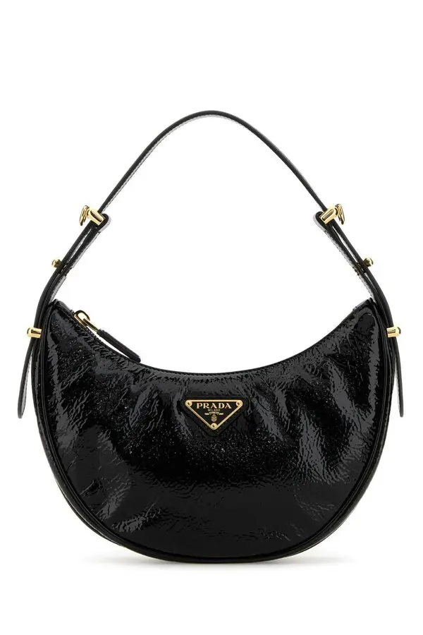 Prada Naplak Arquà¨ Handbag - Black