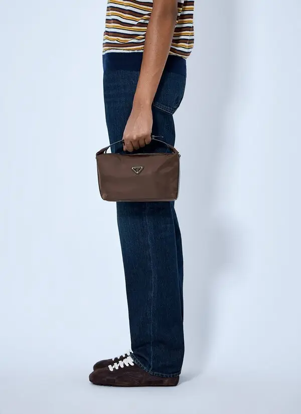 Prada Re-nylon Chérie Mini Handbag - Brown