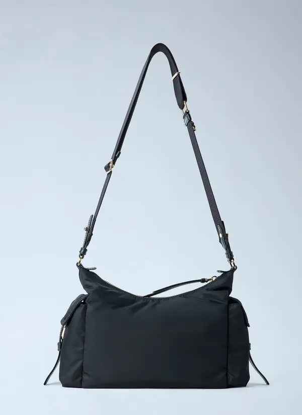 Prada Explore Large Re-nylon And Leather Shoulder Bag