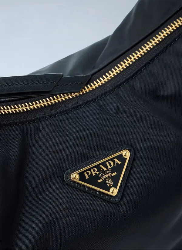 Prada Explore Large Re-nylon And Leather Shoulder Bag