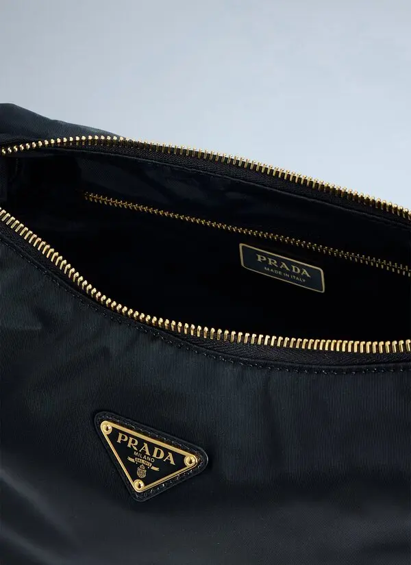 Prada Explore Large Re-nylon And Leather Shoulder Bag