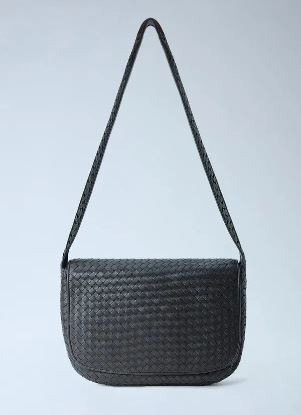 Bottega Veneta Large Intrecciato Messenger Bag - Multicolor