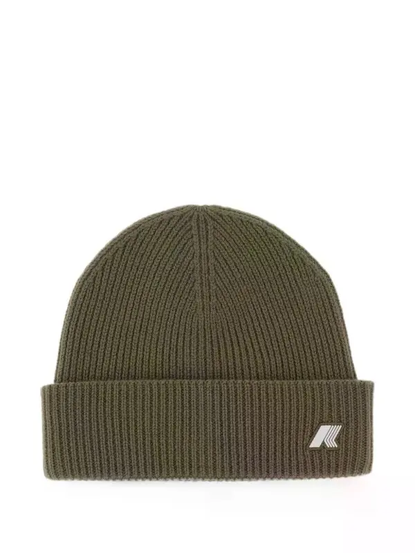 K-WAY Brice Ribbed-knit Beanie Hat