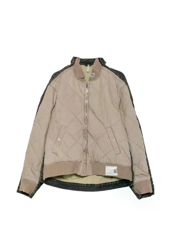 Mihara Yasuhiro Quilted Layered-denim Jacket