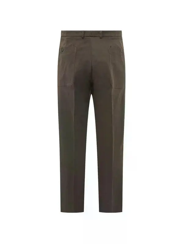 HOSIO Patch-pocket Pleated Trousers