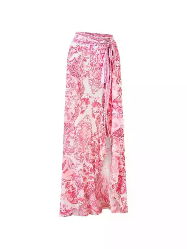 Camilla Livin La Vida Rosa Maxi Sarong Skirt - Pink