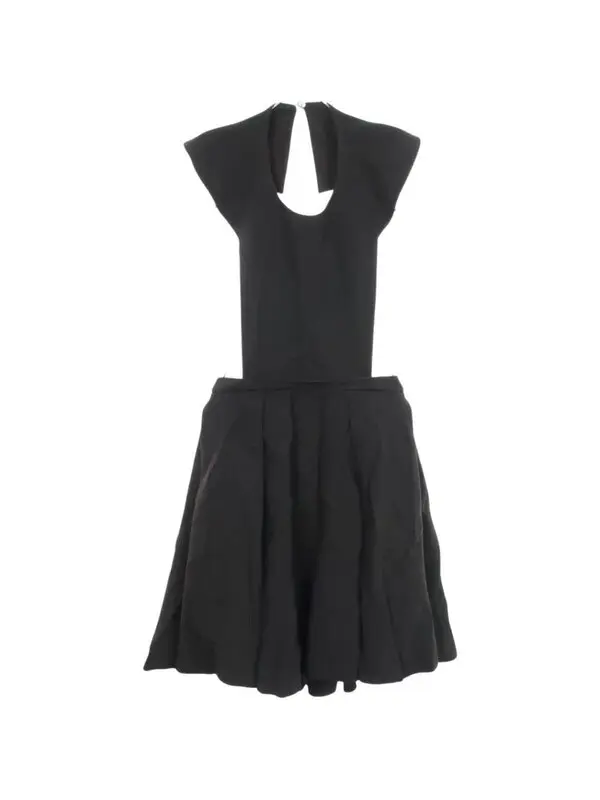 Dior 2010s Pleated Mini Dress - Black