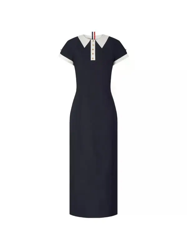 Thom Browne Hopsack Suiting Dress