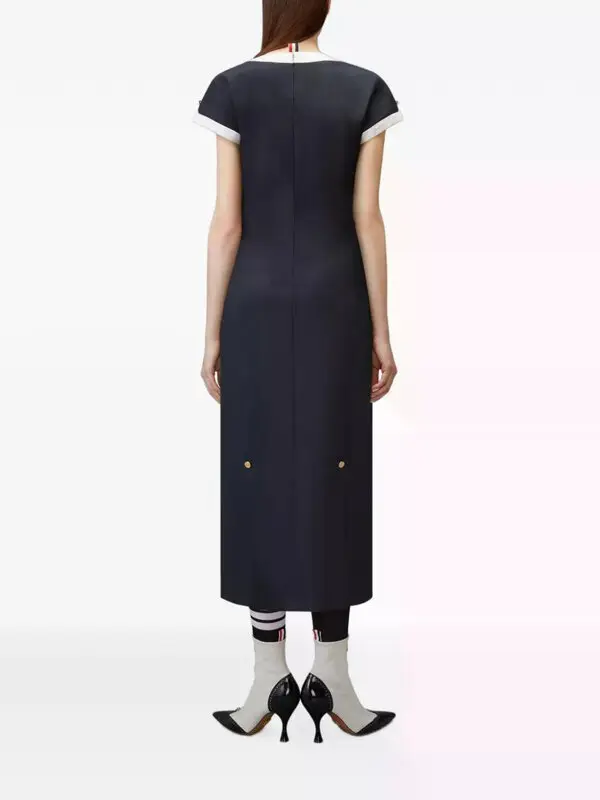 Thom Browne Hopsack Suiting Dress - Blue