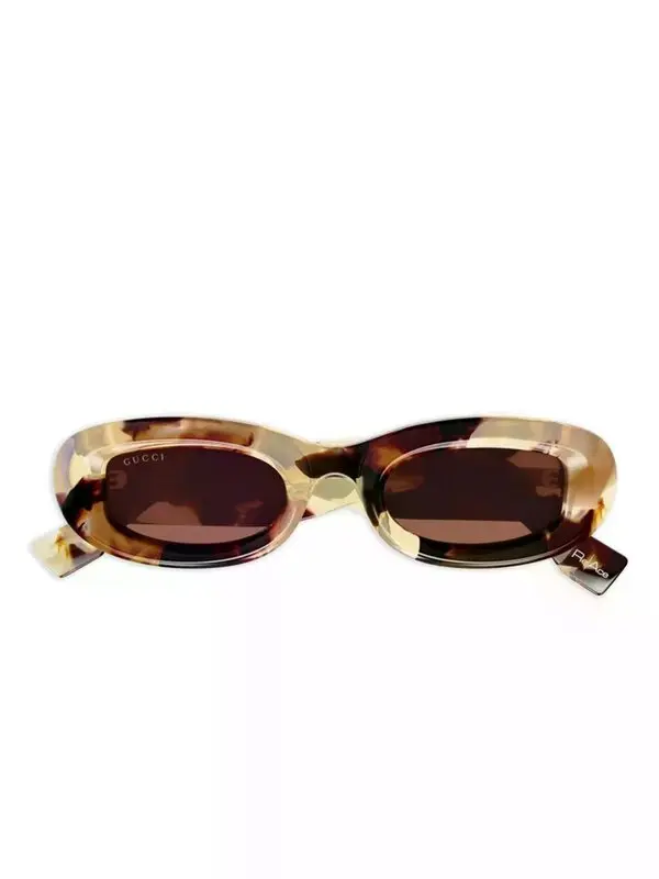 Gucci Oval-frame Sunglasses