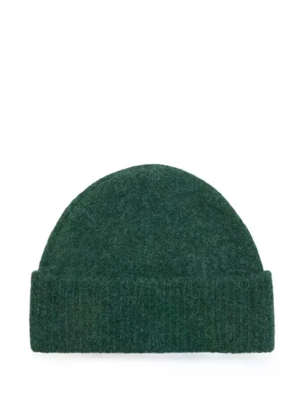 AMI Paris Alpaca Beanie With De Coeur
