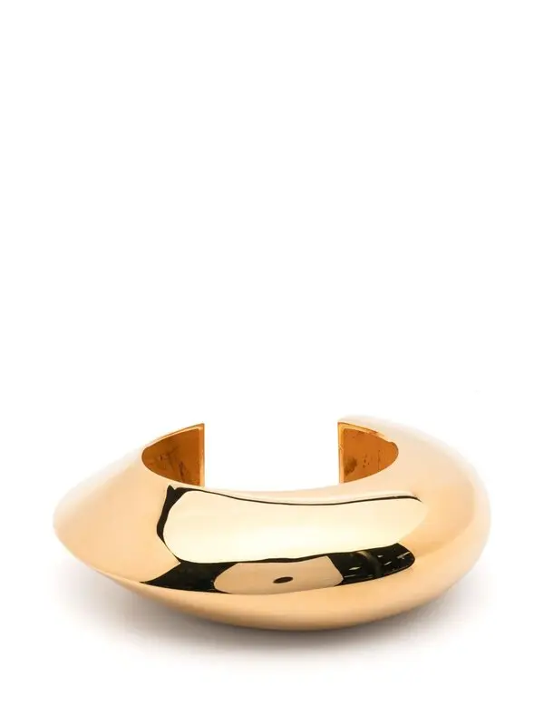 Alaïa Edge Medium Cuff Bracelet - Gold