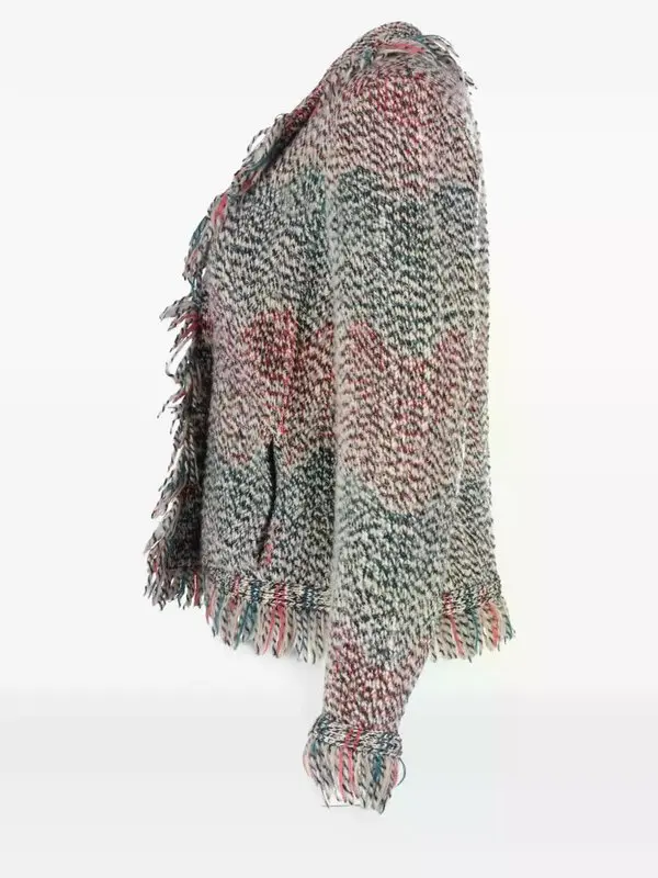 Missoni Knitted Fringed Wool Jacket