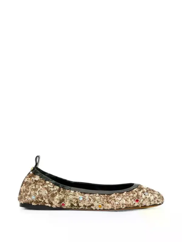 Isabel Marant Étoile Belna Sequin-embellished Ballet Flats