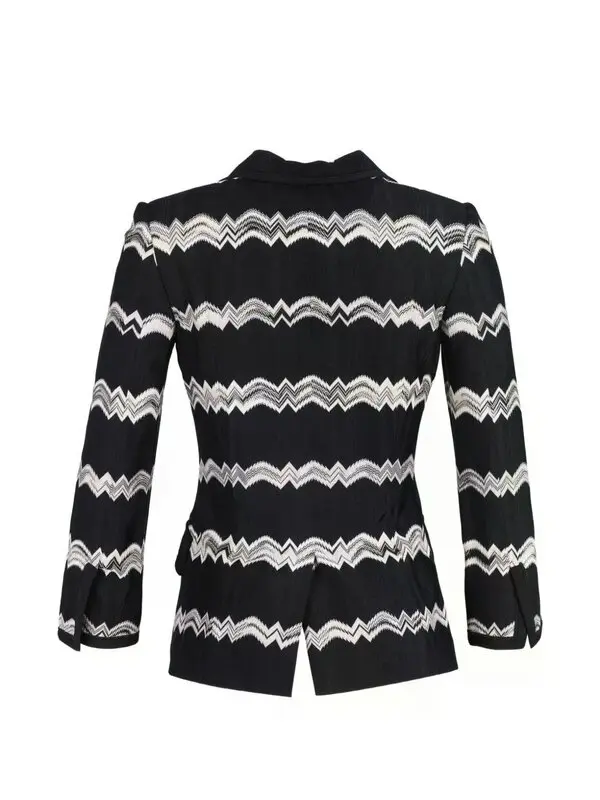Missoni Zigzag-print Single-breasted Blazer