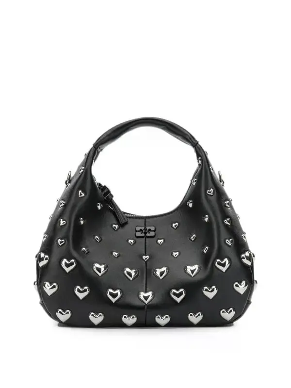 GANNI Heart-stud Tote Bag