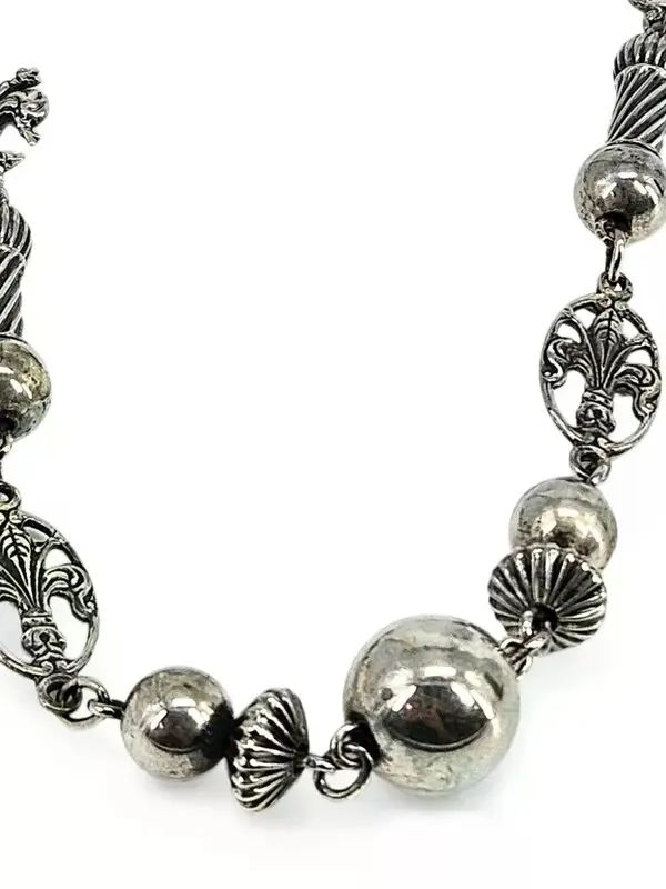 MADISON MAISON Fleur-de-lis Station Necklace