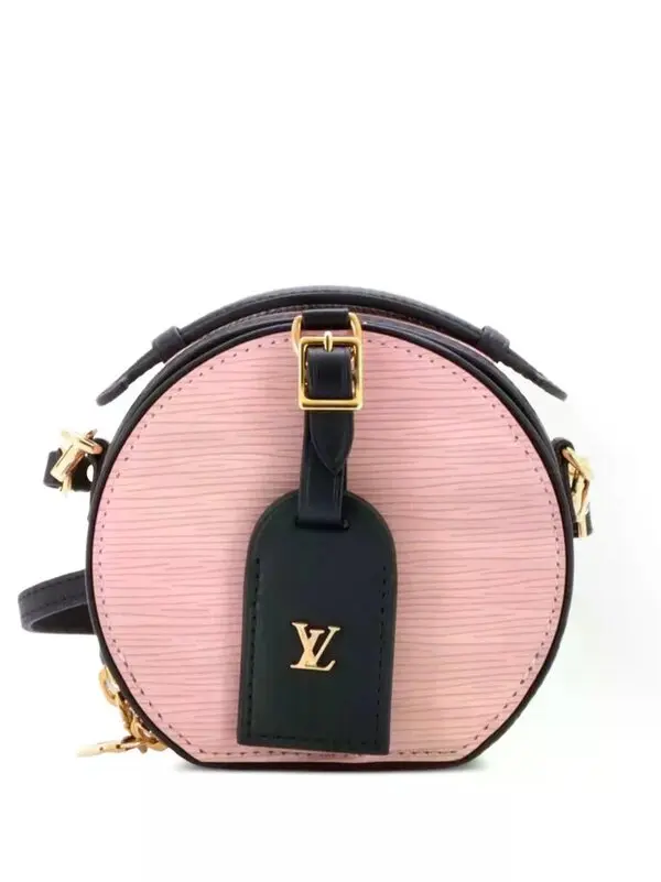 LOUIS VUITTON Mini Boite Chapeau Epi Leather Crossbody Bag - Pink