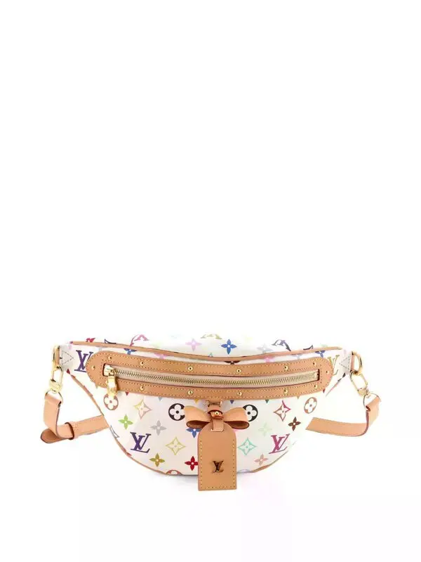 LOUIS VUITTON Monogram Multicolor Bum Bag - White