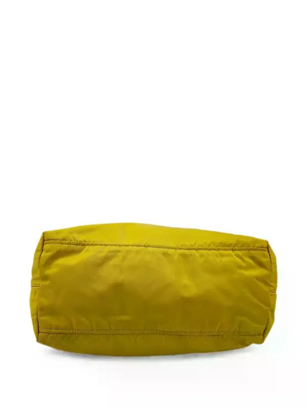 Prada 2000s Tessuto Triangle Logo Shoulder Bag