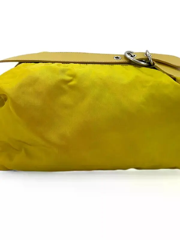 Prada 2000s Tessuto Triangle Logo Shoulder Bag