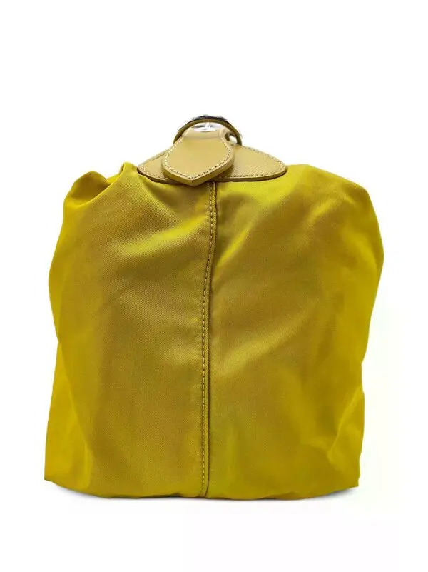 Prada Tessuto Shoulder Bag - Yellow