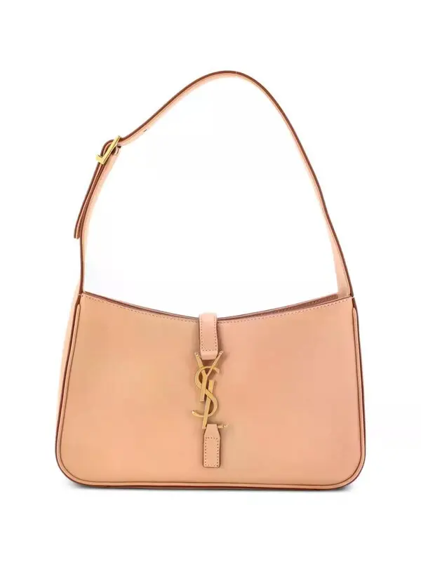Saint Laurent Le 5 A 7 Small Hobo Bag - Neutrals