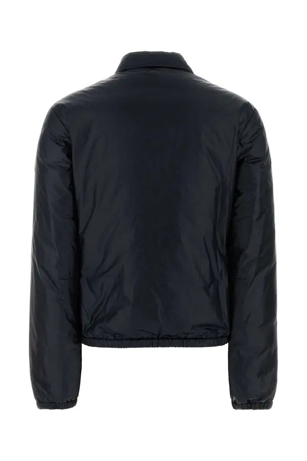 Moncler Navy Nylon Lanset Down Jacket