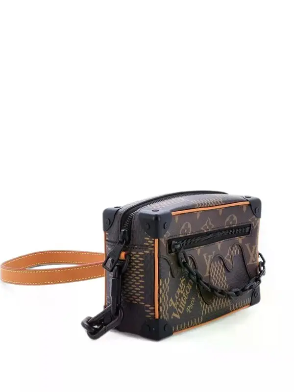 LOUIS VUITTON Nigo Soft Trunk Bag Limited Edition Giant Damier And Monogram Canvas Mini Crossbody Bag - Brown
