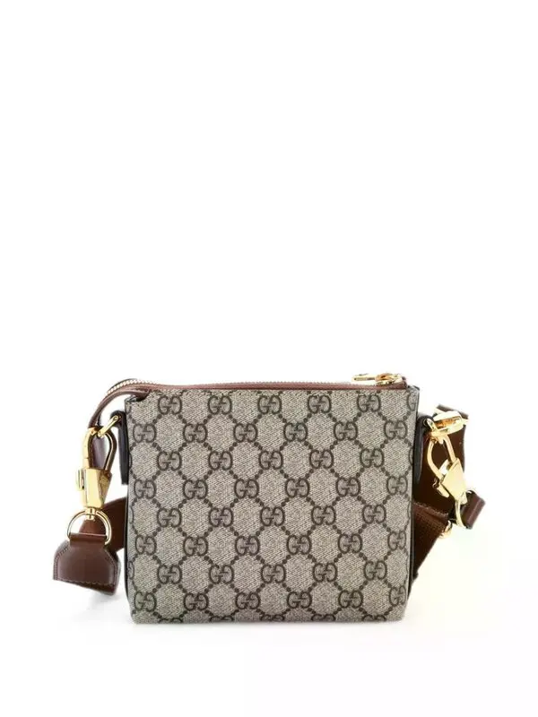Gucci Interlocking G Patch Wristlet Messenger Bag