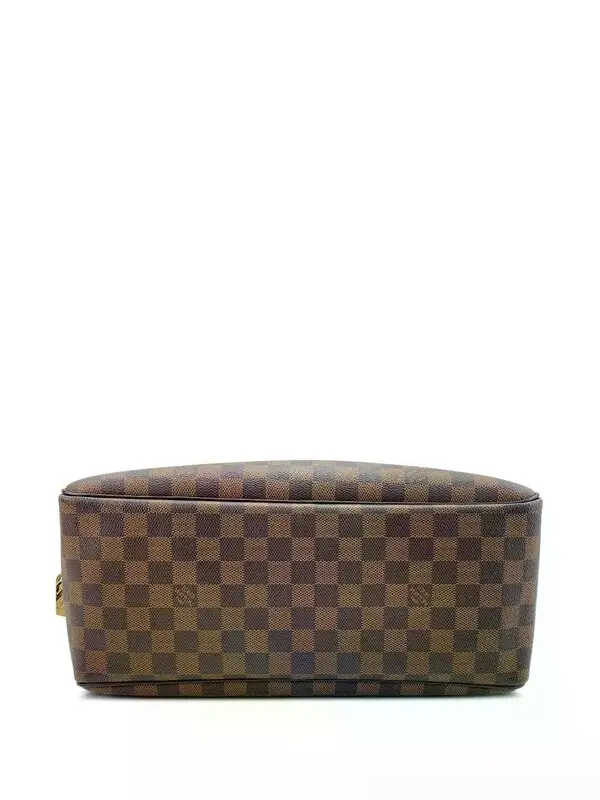 LOUIS VUITTON Damier Ebene Deauville Tote Bag - Brown
