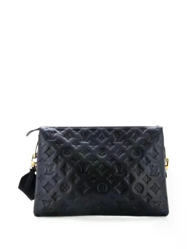 LOUIS VUITTON Coussin Bag Monogram Embossed Lambskin Mm Crossbody Bag