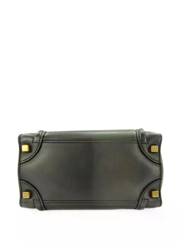 Celine 2010s Luggage Micro Shopper Tote Bag