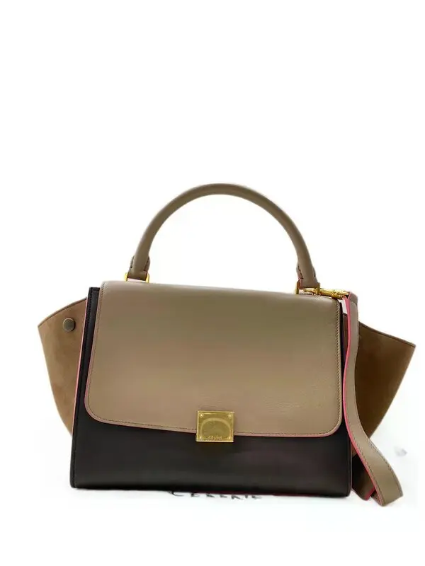 Celine 2010s Trapeze Flap Handbag