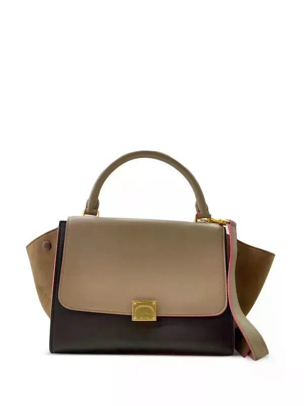 Celine Trapeze Flap Handbag - Brown