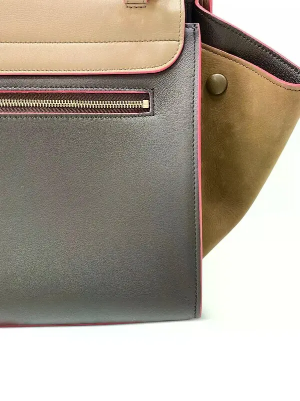 Celine Trapeze Flap Handbag - Brown