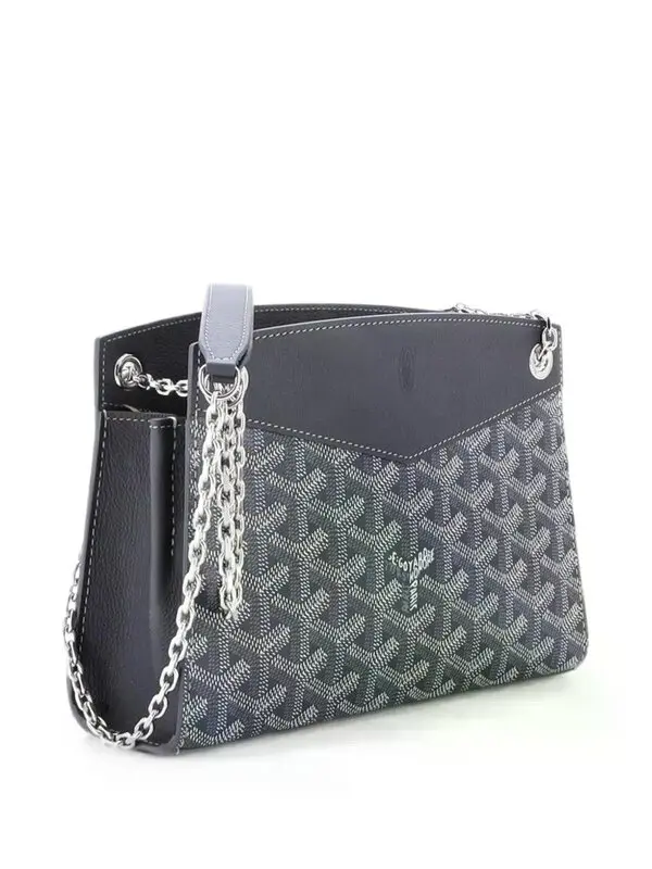 Goyard Structured Rouette Chain Coated Canvas Mini Shoulder Bag