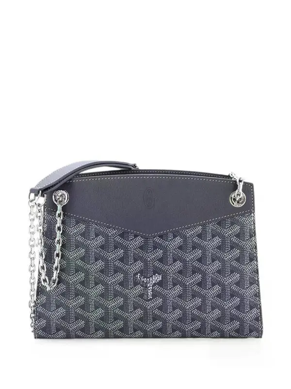 Goyard Structured Rouette Chain Coated Canvas Mini Shoulder Bag