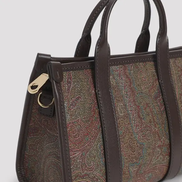 Etro Bauletto Xs Arnica Jacquard Shoulder Bag
