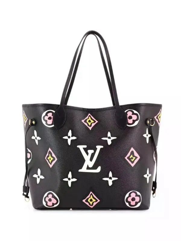 LOUIS VUITTON Neverfull Nm Wild At Heart Monogram Giant Mm Tote Bag - Black