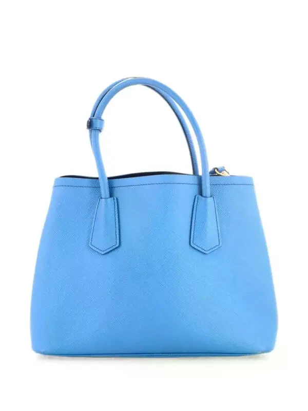 Prada Cuir Double Saffiano Leather Small Tote Bag
